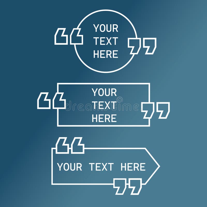 Three Different Custom Text Bubbles with Different Shapes and Side ...
