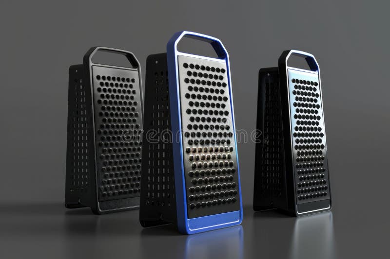 Three Different Types of Graters Arranged on a Table, Useful for ...