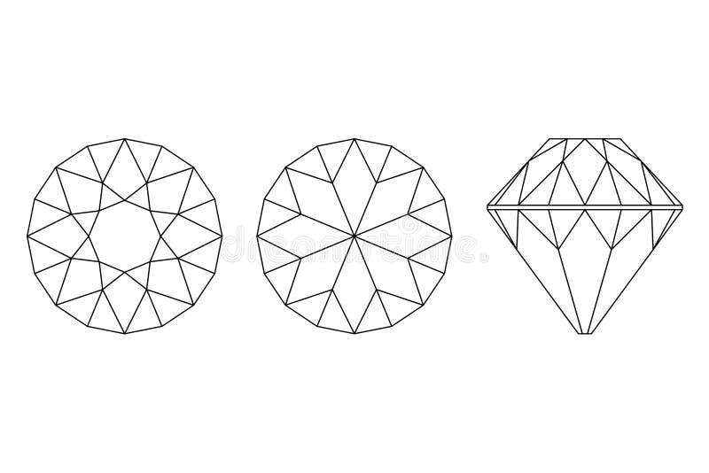 Diamond Drawing Top View