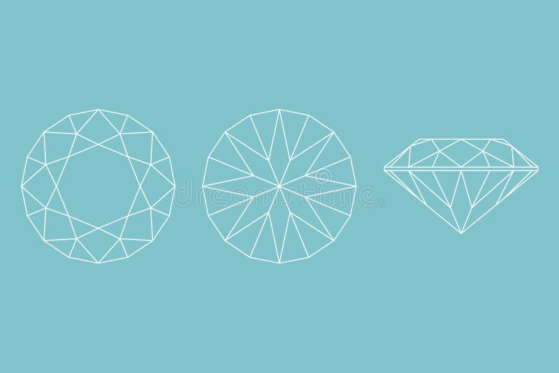 Diamond Bottom Stock Illustrations – 317 Diamond Bottom Stock ...