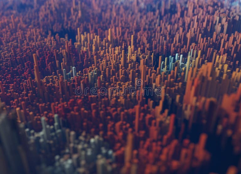 Beautiful 3D Graphics, 3D Synthetic Solid Graphics, Mountains Stock ...