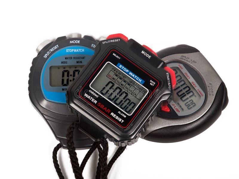 Digital Stop Watch stock photo. Image of competition - 15239522