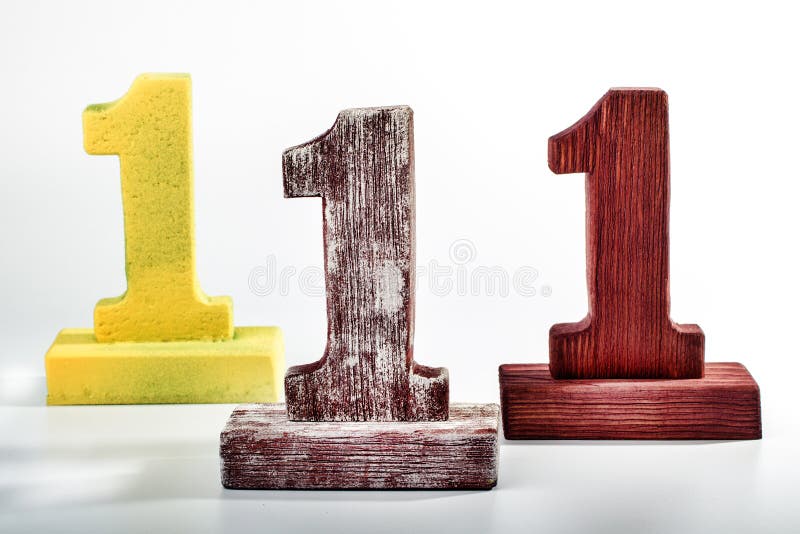 Three digits one of wood stock image. Image of biathlon - 115794685