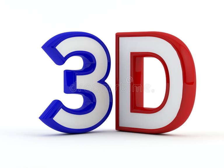 Three Dimensional 3d Text Black Outline Stock Illustrations – 187 Three ...