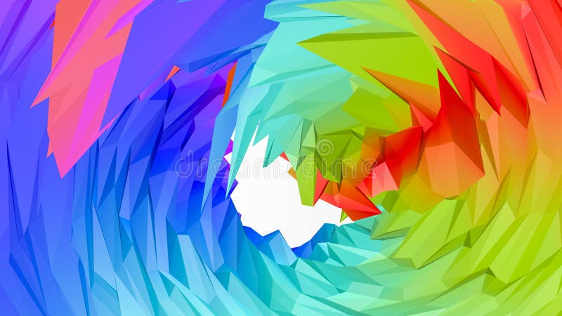Three-dimensional Abstract Background. 3D Rendering Stock Illustration ...