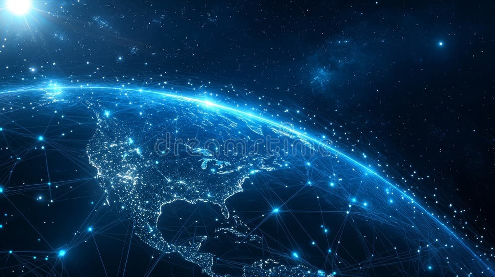 Three-dimensional Abstract Graphics Depicting the Technological ...