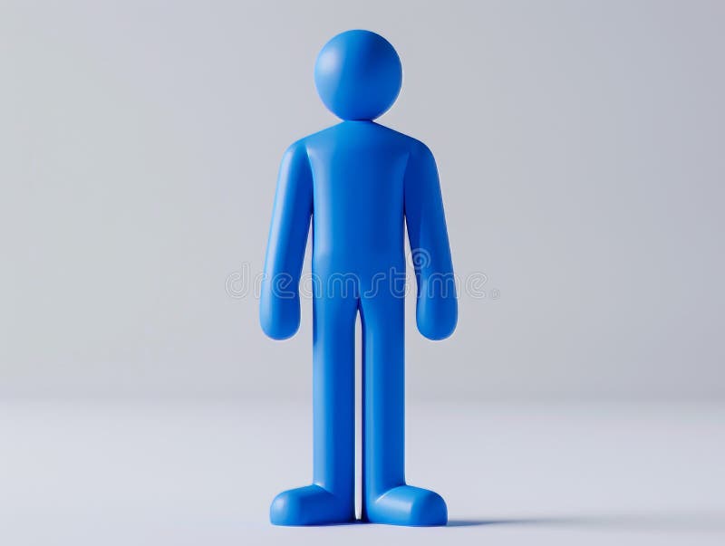 Three-dimensional Abstract Human Figure, 3d Stock Illustration ...