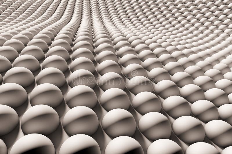 Three dimensional ball stock illustration. Illustration of dense - 68182392