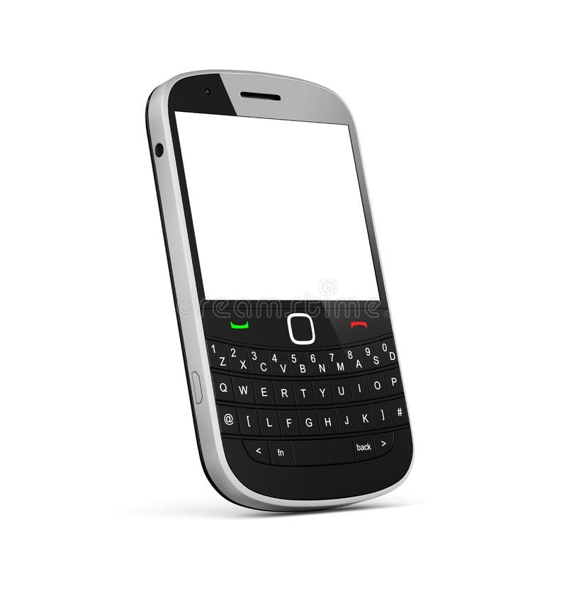 Three-dimensional Black Mobile Phone Stock Photo - Image of ...