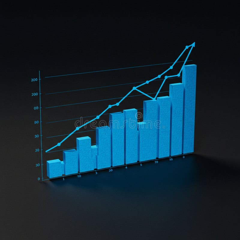 Dimensional Blue Bar Graph Stock Illustrations – 794 Dimensional Blue ...