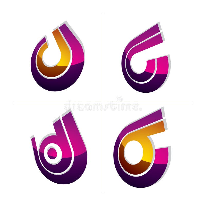 Three-dimensional Colorful Graphical Icons Set Isolated on White Stock ... Three-dimensional Colorful Graphical Icons Set Isolated on White Stock ...