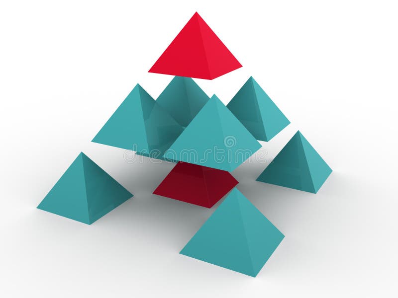 Three-dimensional concept stock illustration. Illustration of figure ...