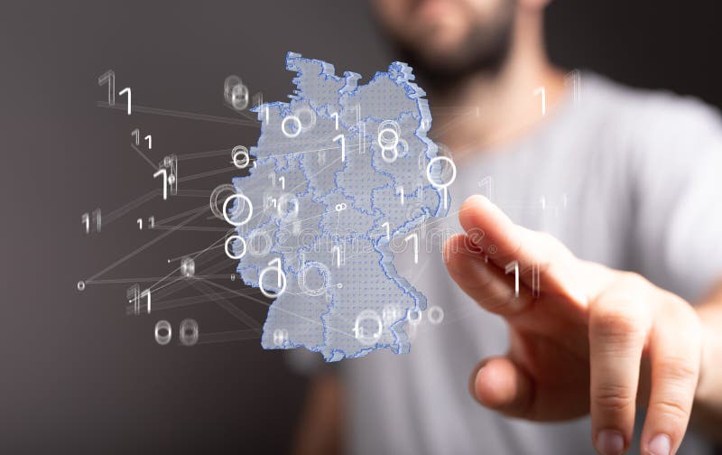 Three-dimensional 3D Rendering of a Map with Numbers Stock Image ...