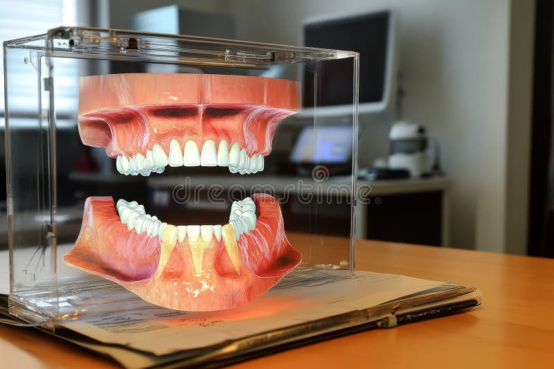 Interactive Dental Model Showing Human Teeth and Jaw Structure in a ...