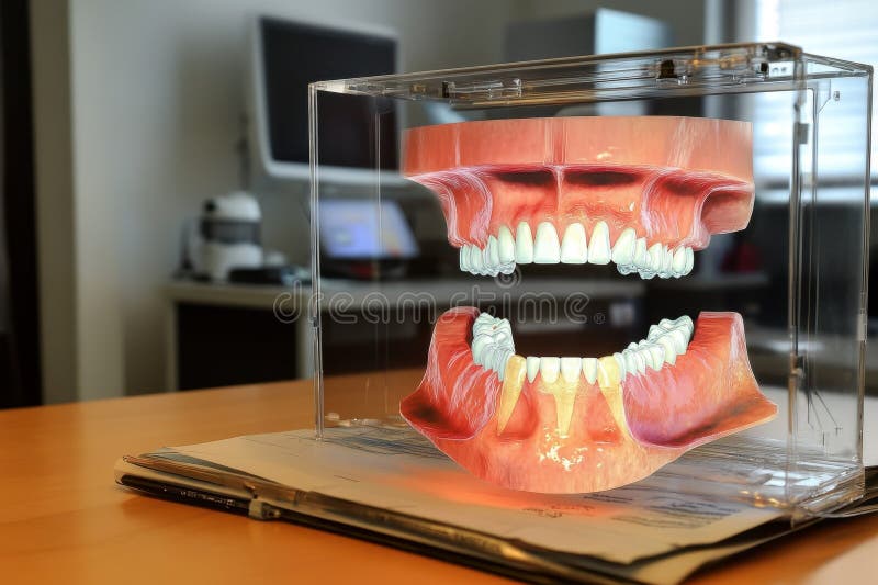 Interactive Dental Model Showing Human Teeth and Jaw Structure in a ...