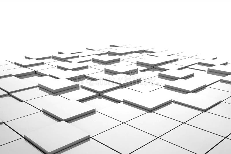 Three-dimensional design stock illustration. Illustration of mosaic ...