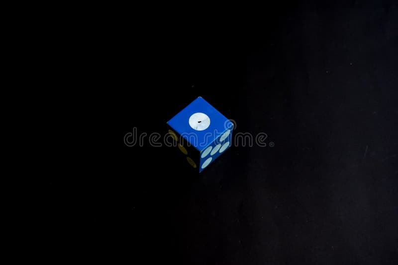 Three-dimensional Dice that Represents the Number One Stock ...