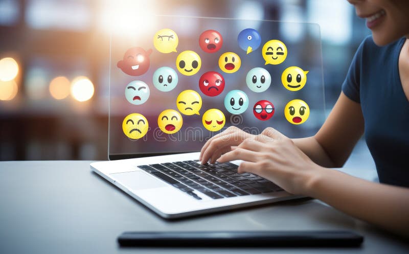 Three-dimensional Emoticons Displayed on a Virtual Transparent Screen ...