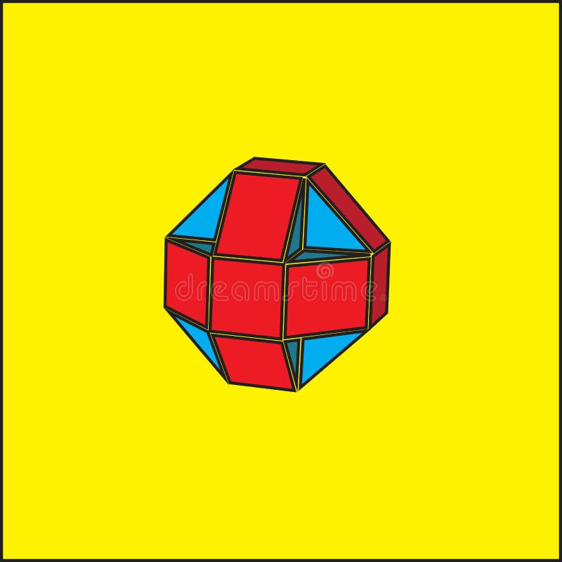 The Three-dimensional Geometric Figure is a Ball. Stock Vector ...