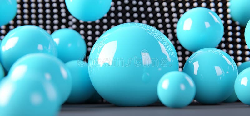 Three-dimensional Geometric Shapes Rendered in Abstract Style. Modern ...