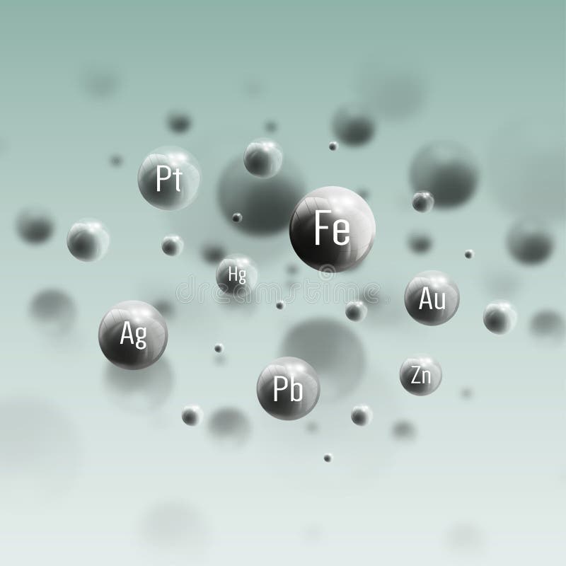 Three Dimensional Glowing Steel Spheres, Gray Stock Vector ... Three Dimensional Glowing Steel Spheres, Gray Stock Vector ...