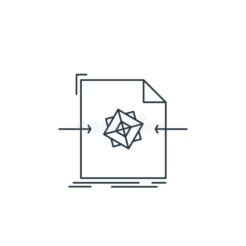 Three Dimensional Icon Vector from D Printing and Communication Concept ...