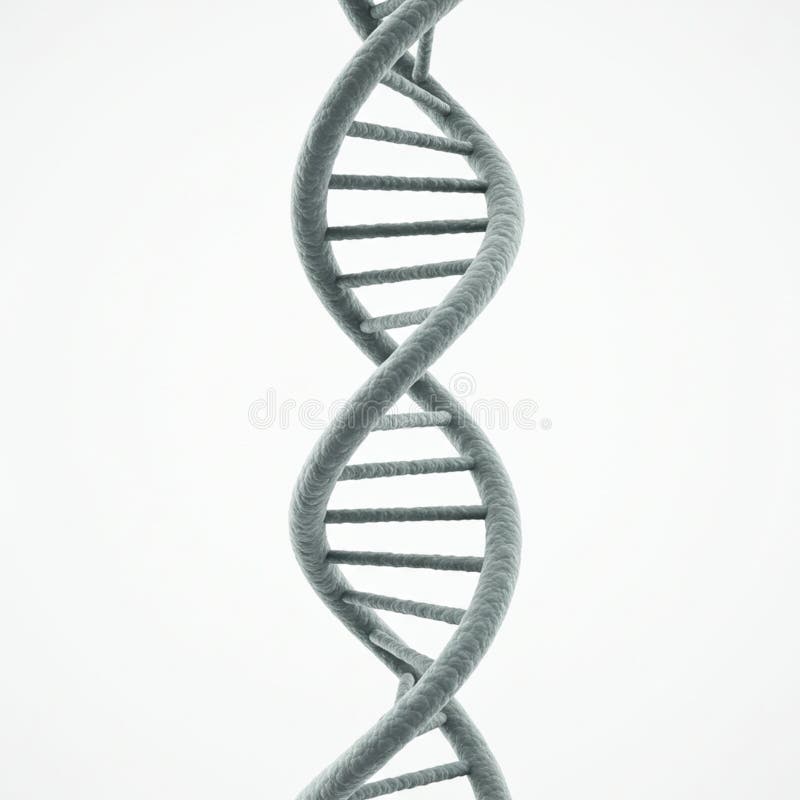 A Three-dimensional Illustration of a DNA Double Helix Strand ...