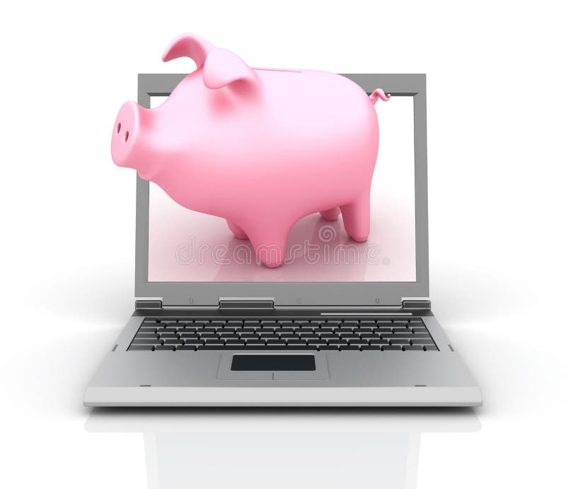 Internet Saving stock illustration. Illustration of account - 30068817