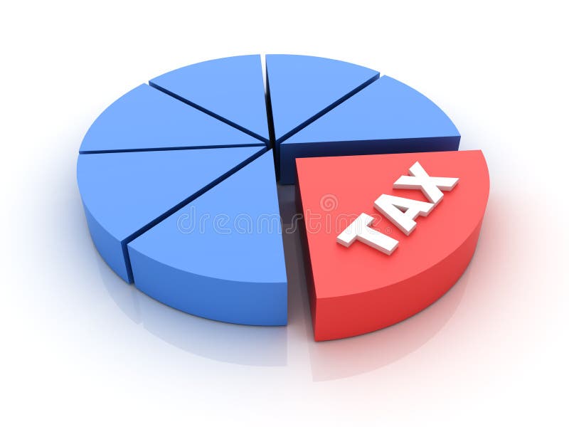 TAX Chart stock illustration. Illustration of fraction - 29944607