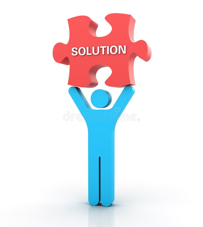 Solution stock illustration. Illustration of team, teamwork - 29940190