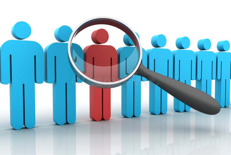 Teamwork Search stock illustration. Illustration of employees - 29973635