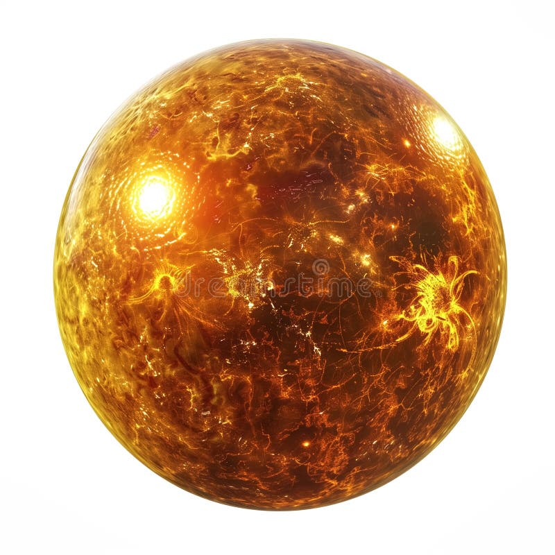 A Three-dimensional Image of the Sun Seen from Space that Gives Stock ...