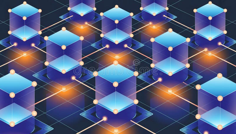 Several Translucent Cubic Structures Stock Illustrations – 3 Several ...