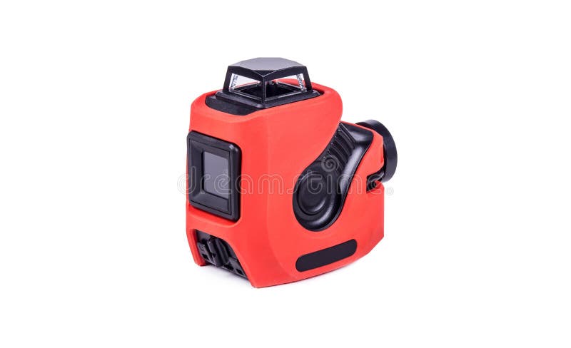 Three-dimensional Laser Level Orange Stock Photo - Image of line ...