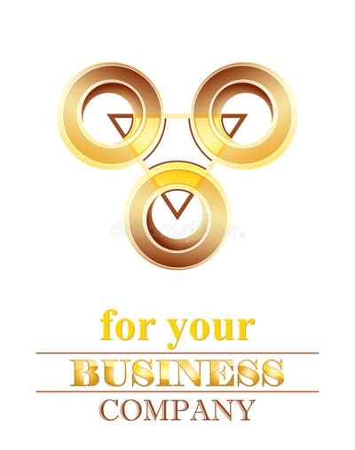 Three dimensional logo stock vector. Illustration of light - 19417555