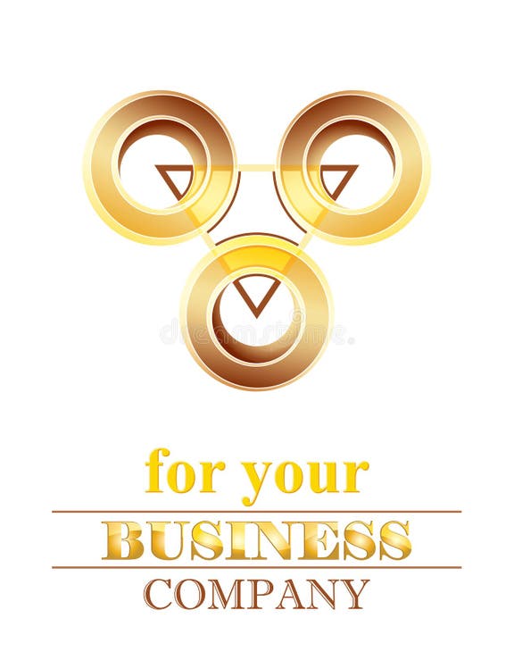 Three dimensional logo stock vector. Illustration of light - 19417555