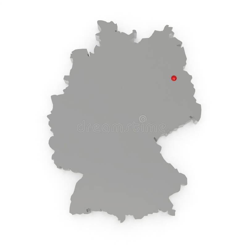The Detailed Map of the Germany with Regions or States and Cities ...