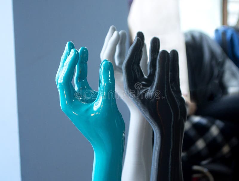 Three-dimensional Objects Printed 3D Printer Interior Model Human Hand ...
