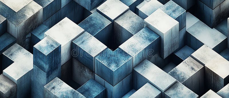 Isometric Cubes: a Three-Dimensional Pattern of Interlocking Cubes ...