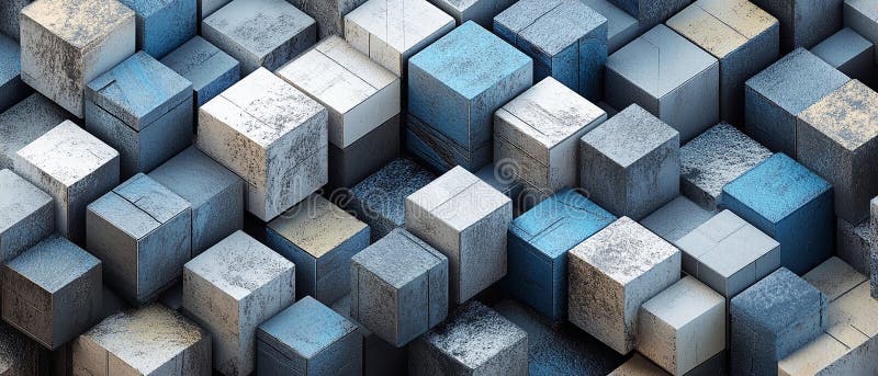 Isometric Cubes: a Three-Dimensional Pattern of Interlocking Cubes ...