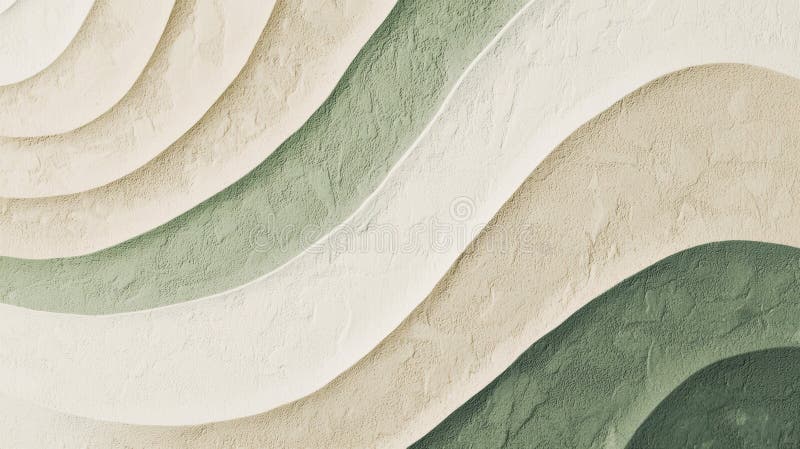 Three-dimensional Plaster Relief is Forming an Abstract Modern Pattern ...