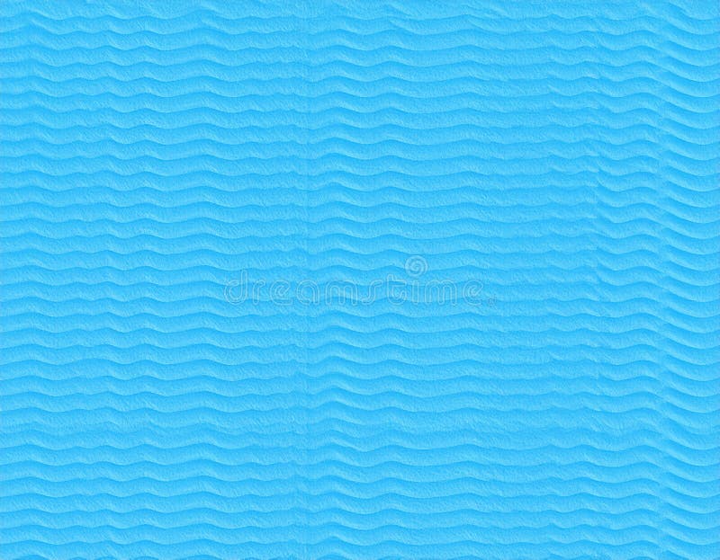 Three Dimensional Render of Blue Wavy Pattern. Stock Illustration ...