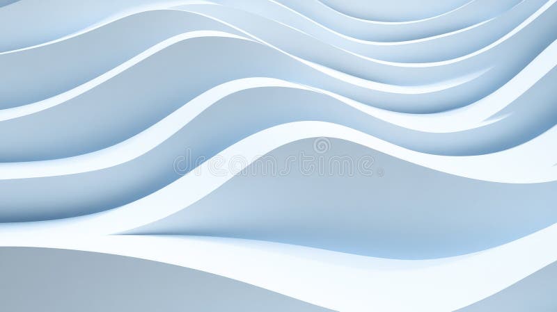 Three Dimensional Render of Wavy Pattern. Waves Abstract Background ...
