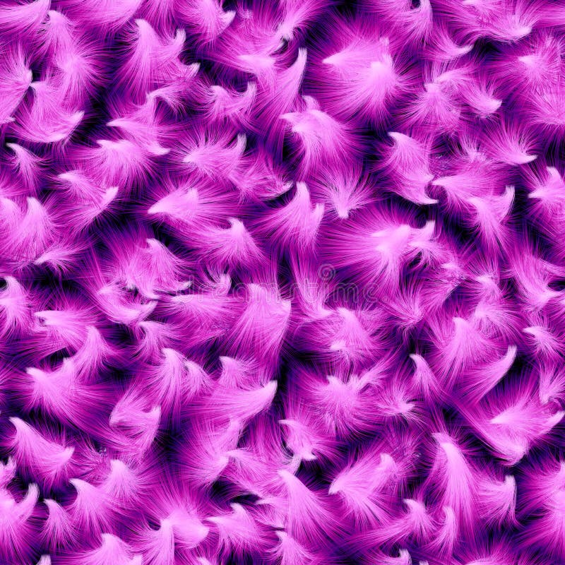 Seamless Pattern of Pink Fur Stock Image - Image of pattern, close ...