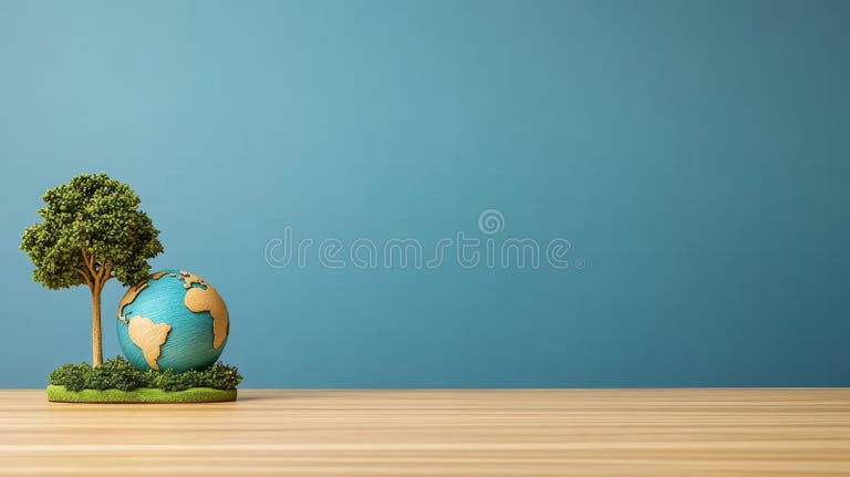 A Three-dimensional Rendering Displays a Globe from Which a Tree is ...