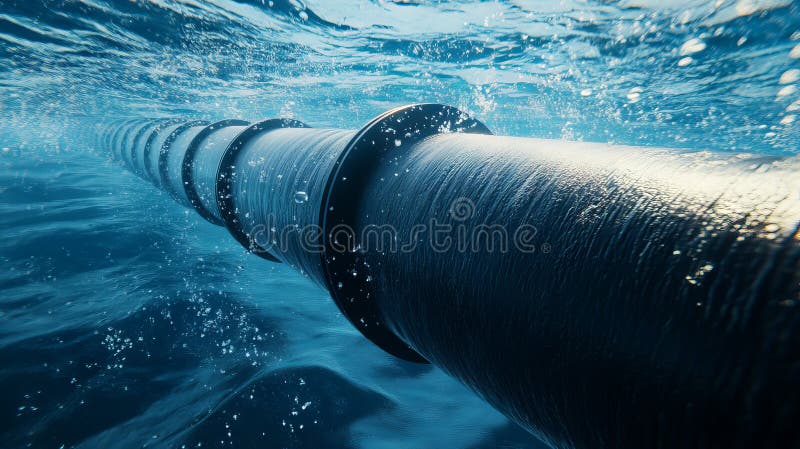 Three-dimensional Rendering of Submarine Underwater Communication Fiber ...