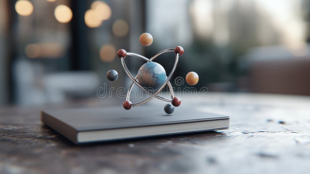 A Three-dimensional Representation of an Atom Featuring Multiple ...