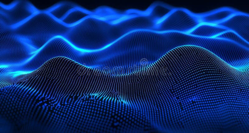 A Three-dimensional Representation of a Cyber Stream, Showcasing a Data Field, Information Flow ...