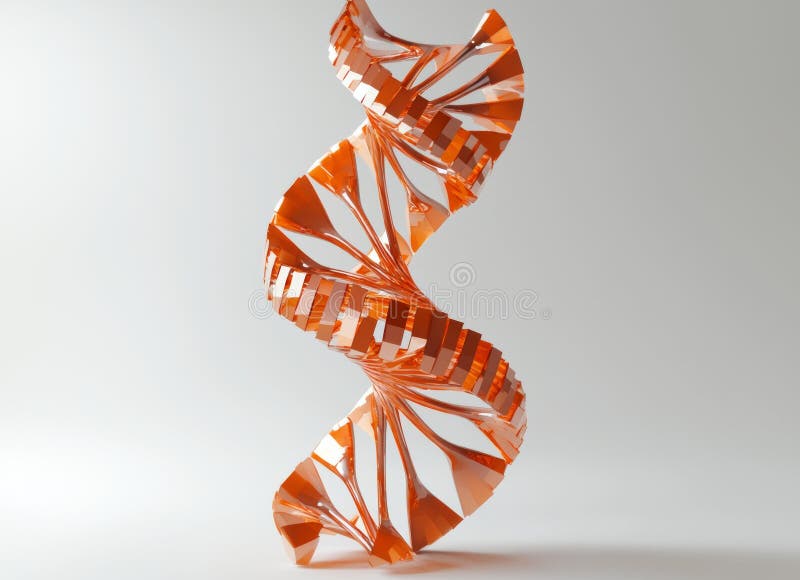 A Three-dimensional Representation of the DNA Helix. Focusing on ...