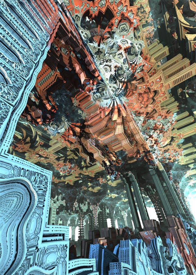 Three-dimensional Spaceship Stock Illustration - Illustration of brown ...